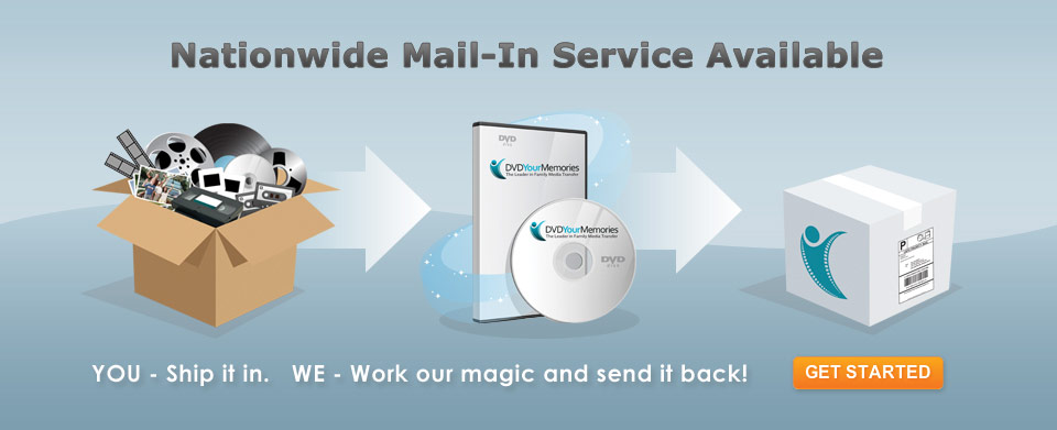 San Diego Digital Media Transfer Services | DVD Your Memories